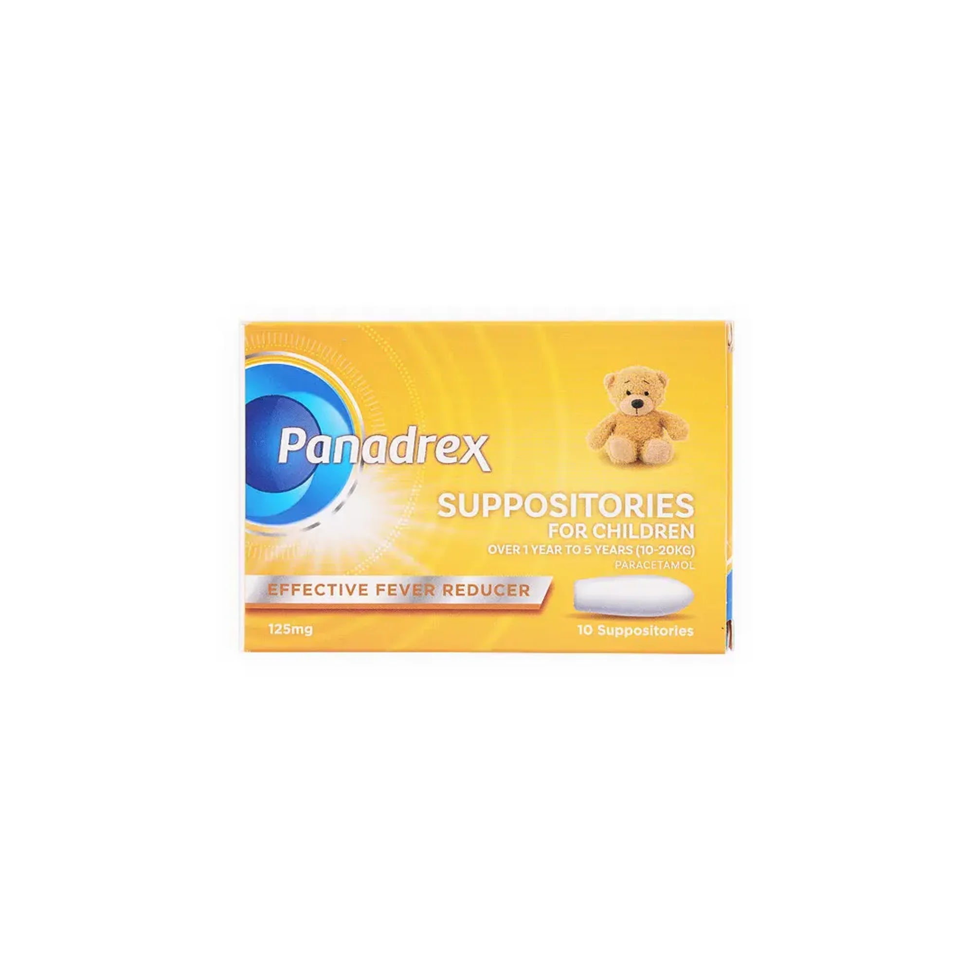 Panadrex 125 Suppositories 10 s – Alsultan Pharmacy