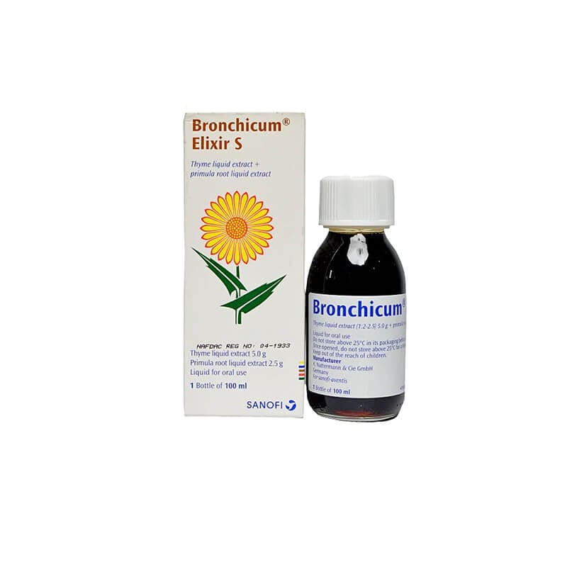 Bronchicum Elixir 100 ml – Alsultan Pharmacy
