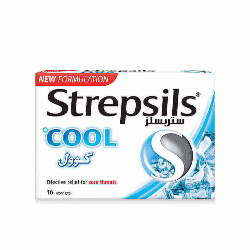 Strepsils Cool Lozenges 16 Pcs – Alsultan Pharmacy