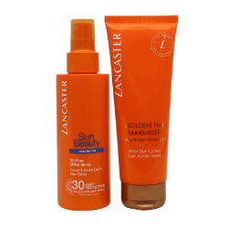 Lancaster S.B. Oil Free Milky Spray SPF 30 - 150Ml + G.T.M. Tan After ...