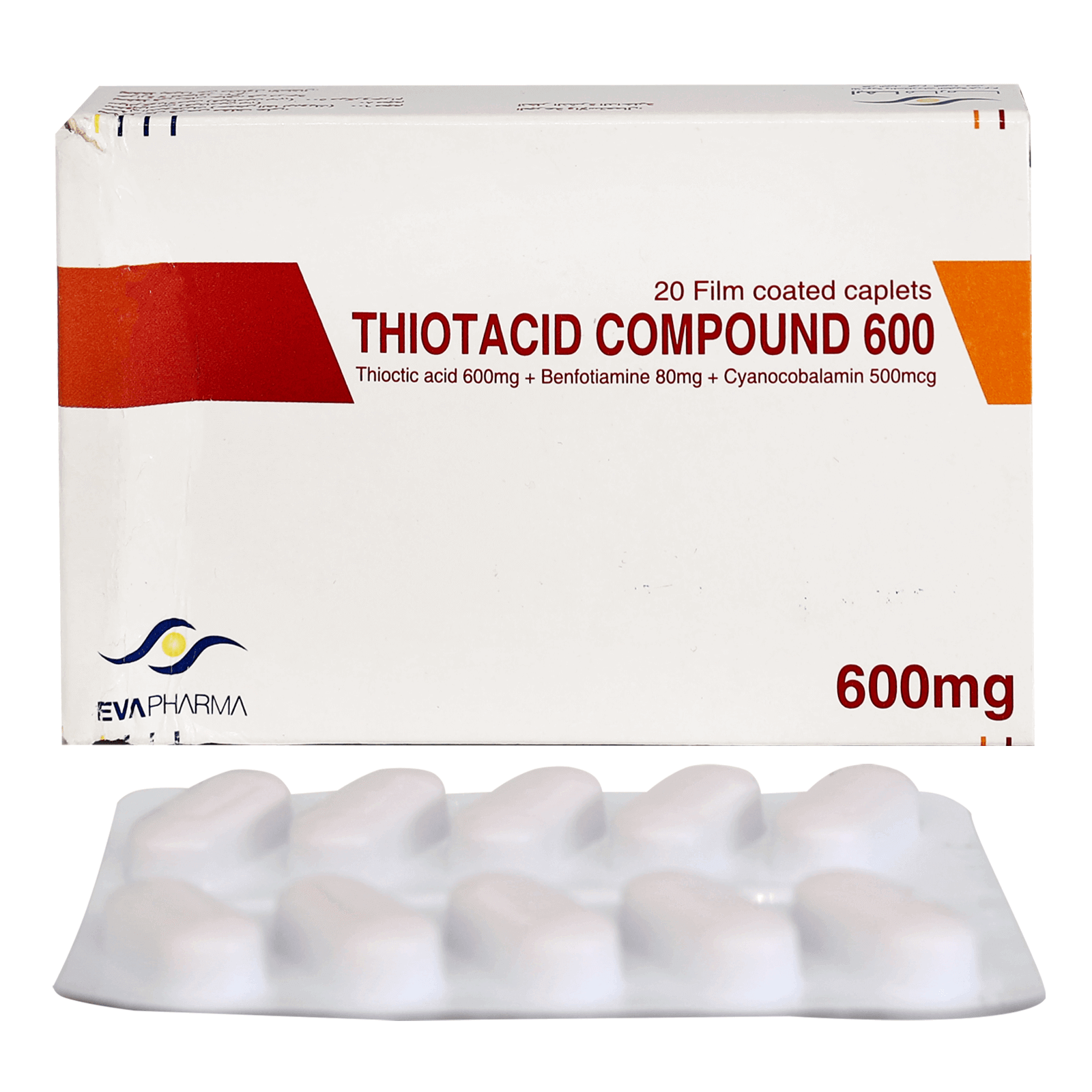 Thiotacid Compound 600 mg 20 Caplets – Alsultan Pharmacy