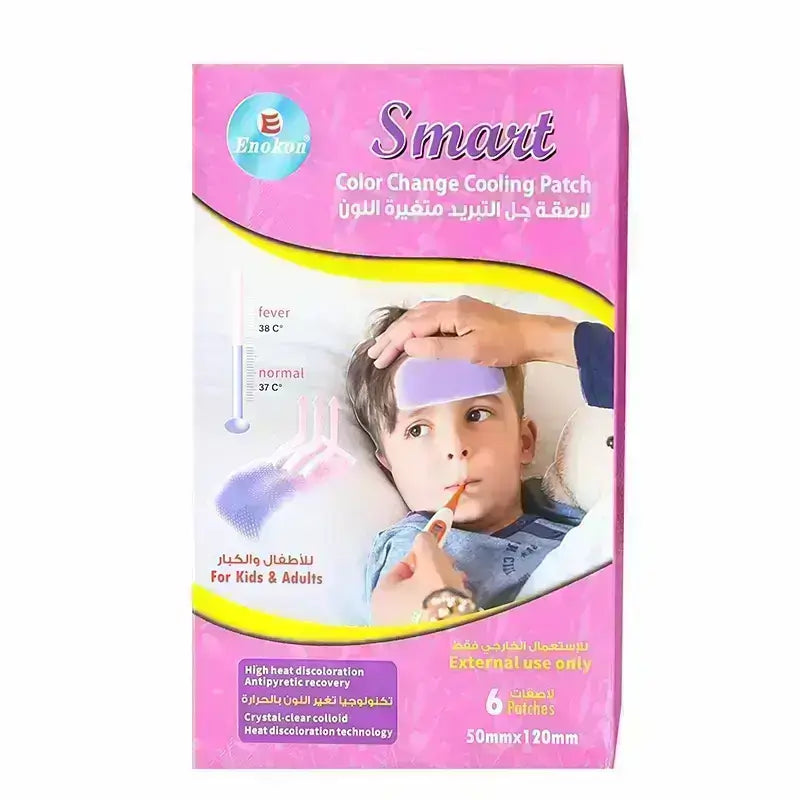 Smart Color Change Cooling Patch For Kids And Adults 6 Patches ...