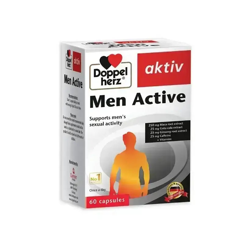 Doppel Herz Men Active 60 Caps – Alsultan Pharmacy
