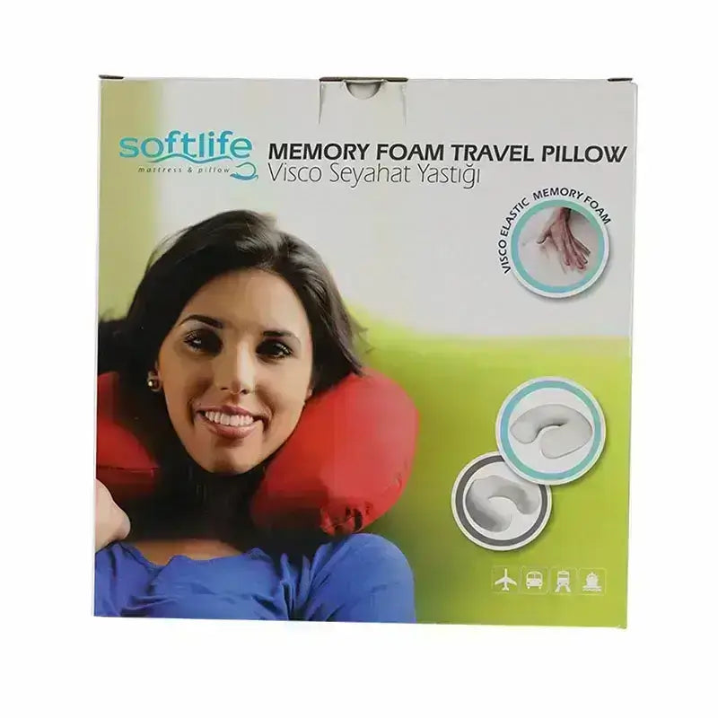 Softlife Memory Foam Travel Pillow – Alsultan Pharmacy