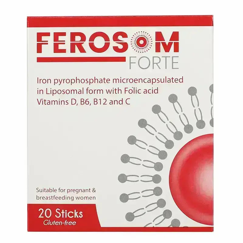 Ferosom Forte 20 Sticks – Alsultan Pharmacy