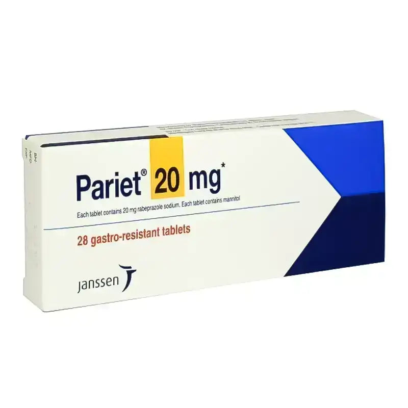 Pariet 20mg 28 Tablets for heart burn – Alsultan Pharmacy