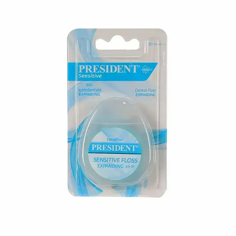 President Sensitive Expanding Dental Floss 25 m – Alsultan Pharmacy