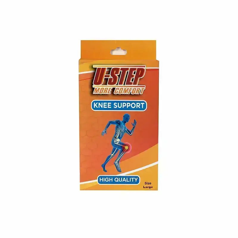 U-STEP Knee Support With Pressure Strap Large – Alsultan Pharmacy