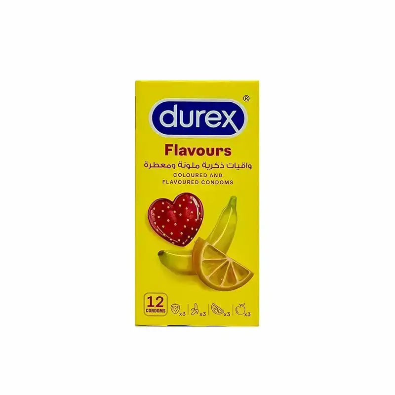 Durex Coloured And Flavoured Condoms 12 Pcs – Alsultan Pharmacy