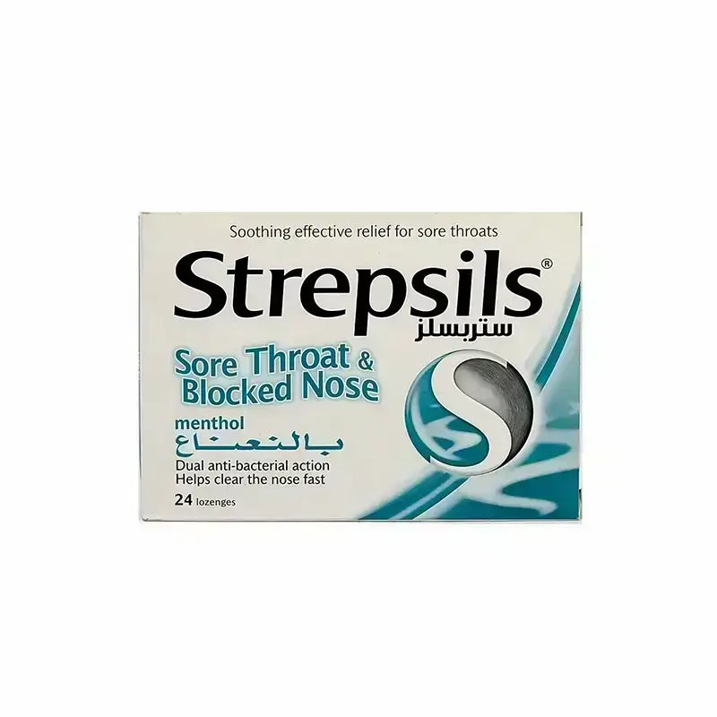 Strepsils Menthol Lozenges 24 Pcs – Alsultan Pharmacy