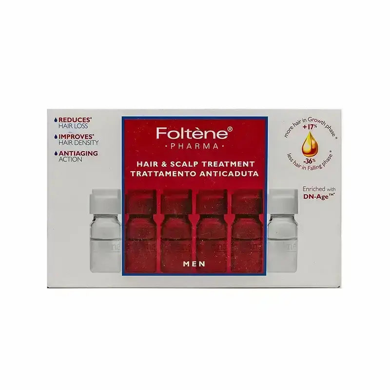 Foltene Hair & Scalp Treatment For Men 12 Vials x 6 ml – Alsultan Pharmacy