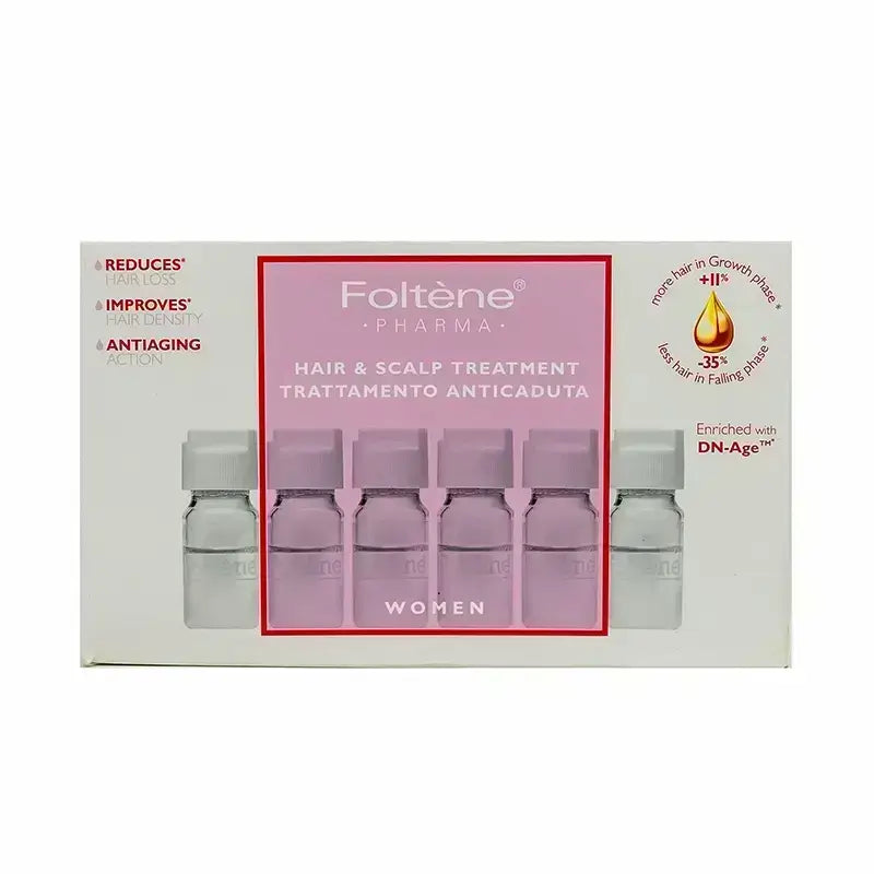 Foltene Hair & Scalp Treatment For Women 12 Vials x 6 ml – Alsultan ...