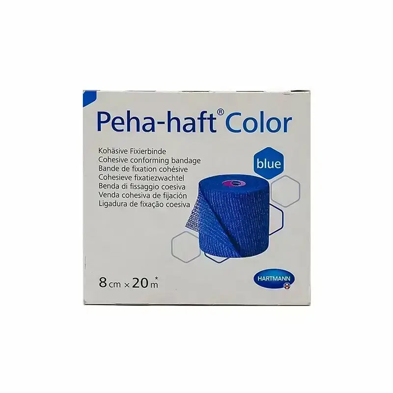 Hartmann Peha-Haft Cohesive Bandage Blue 8cm x 20m – Alsultan Pharmacy