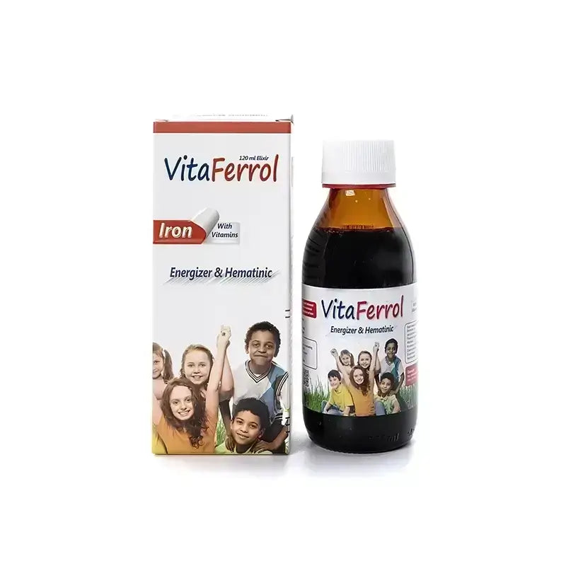 Vita Ferrol Iron With Vitamins Elixir 120 ml – Alsultan Pharmacy