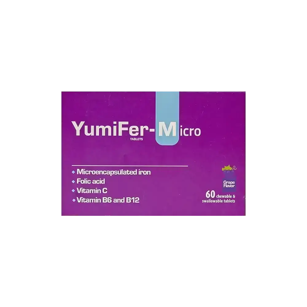 Yumifer M Chewable Tabs 60'S For Anemia – Alsultan Pharmacy