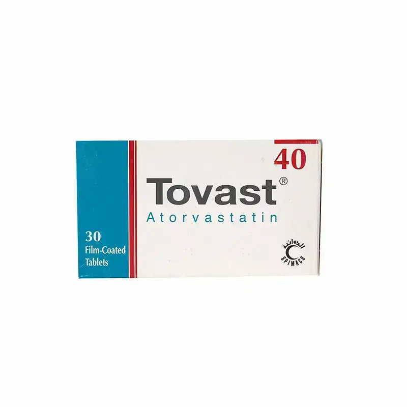 Tovast 40 mg F/C Tabs 30'S – Alsultan Pharmacy