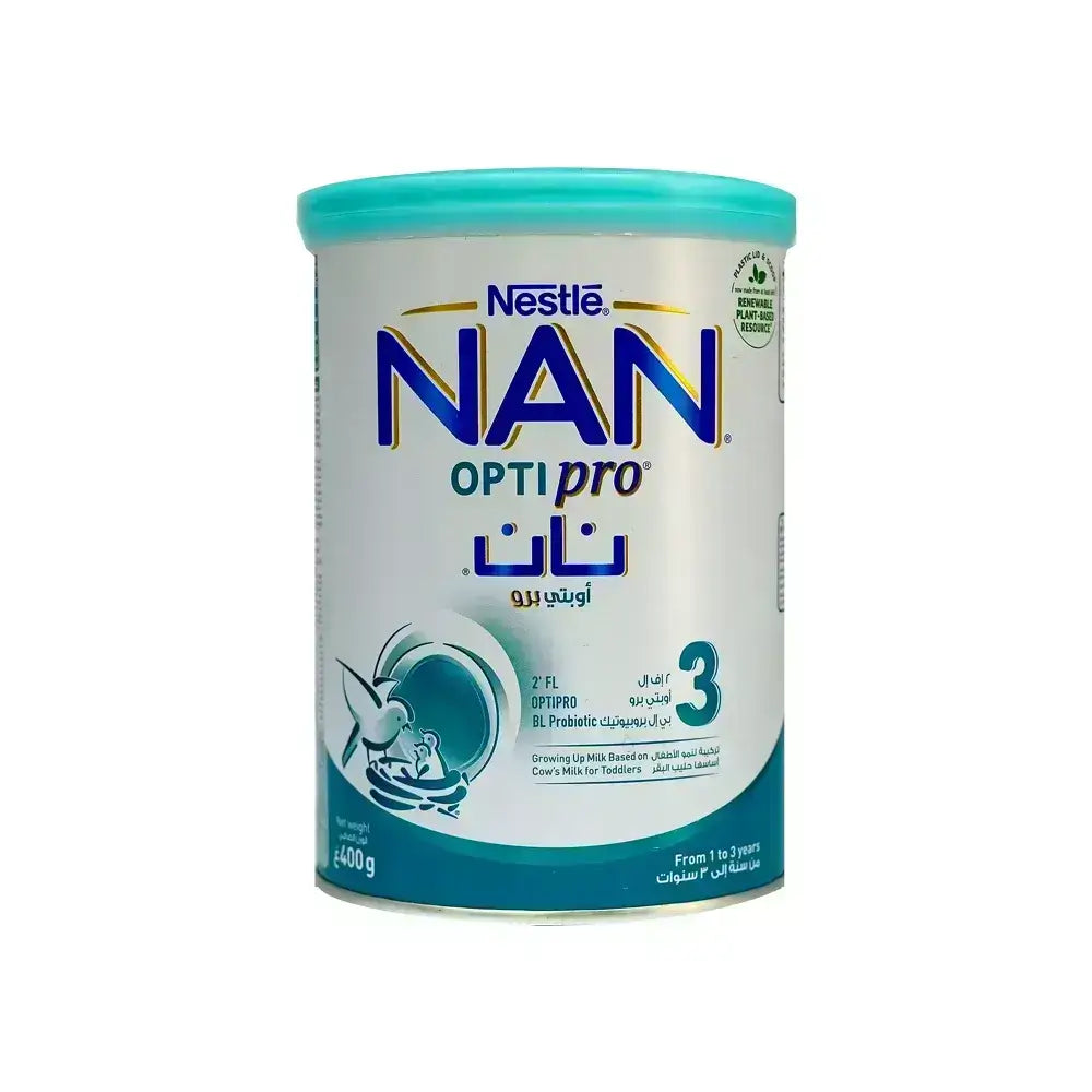 NAN Opti Pro 3 with Probiotic Milk 400 g – Alsultan Pharmacy