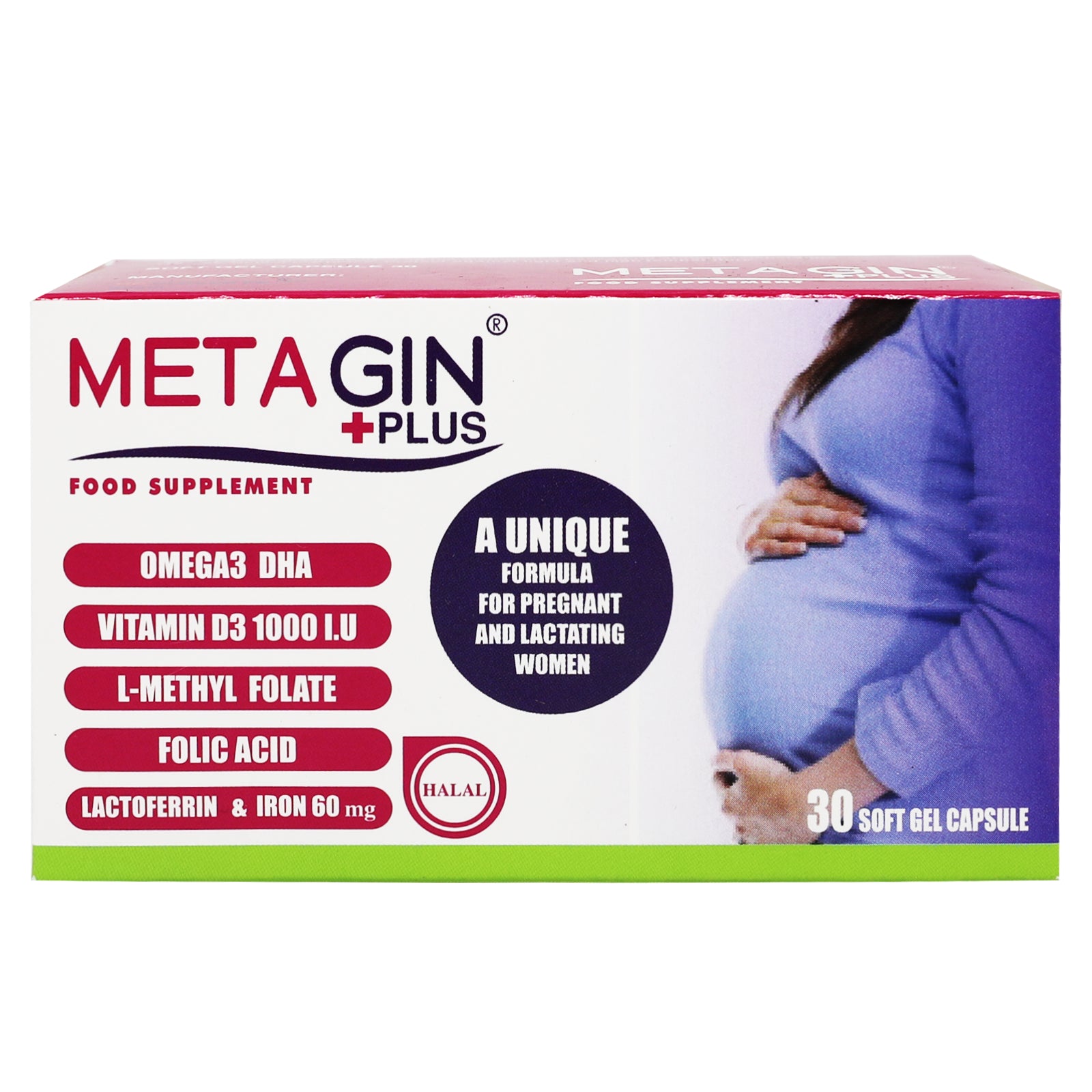 Metagin Plus Caps 30'S for pregnant women – Alsultan Pharmacy