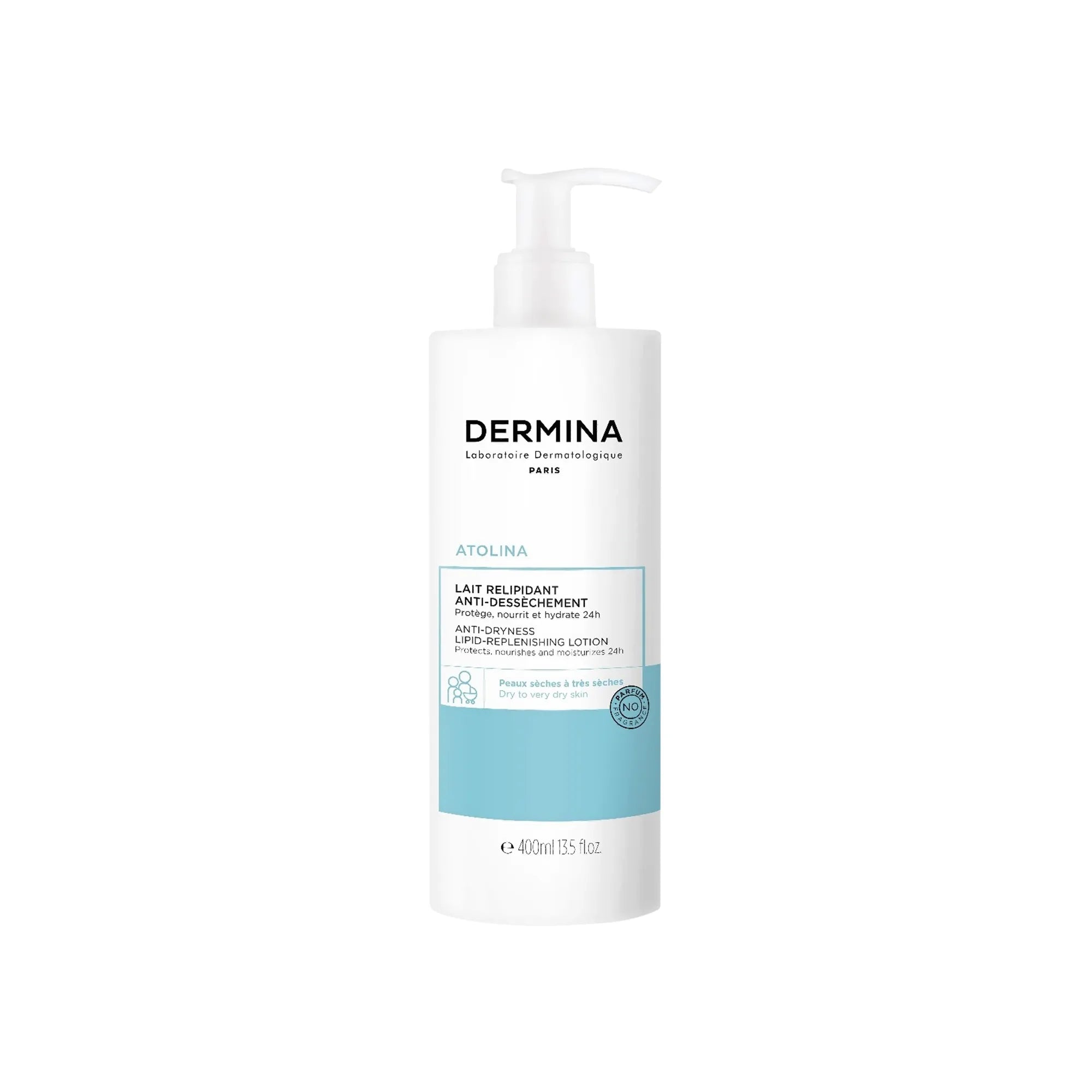 Dermina Atolina Anti Dryness Lotion 400 ml – Alsultan Pharmacy