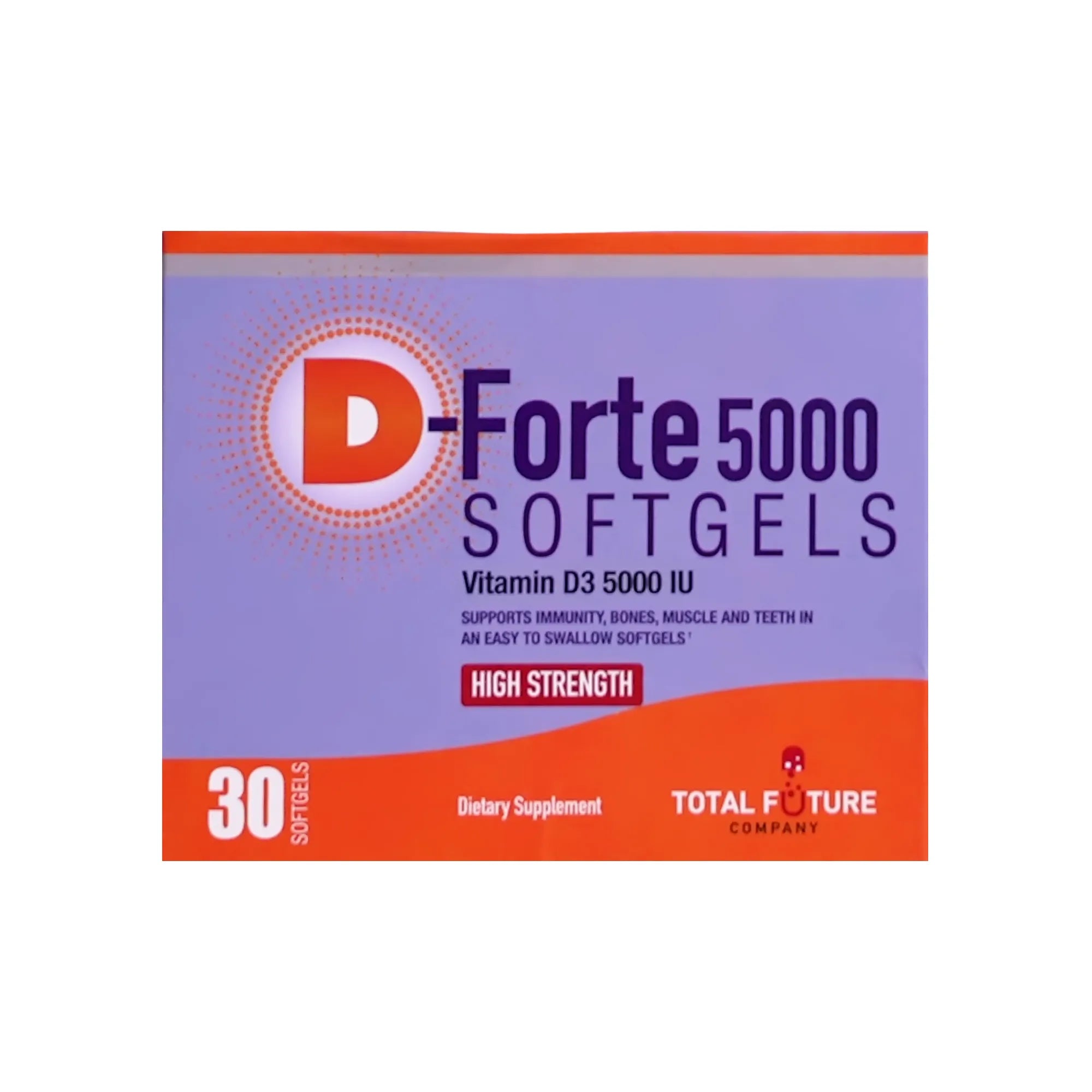 D-Forte 5000 IU 30 Softgels – Alsultan Pharmacy