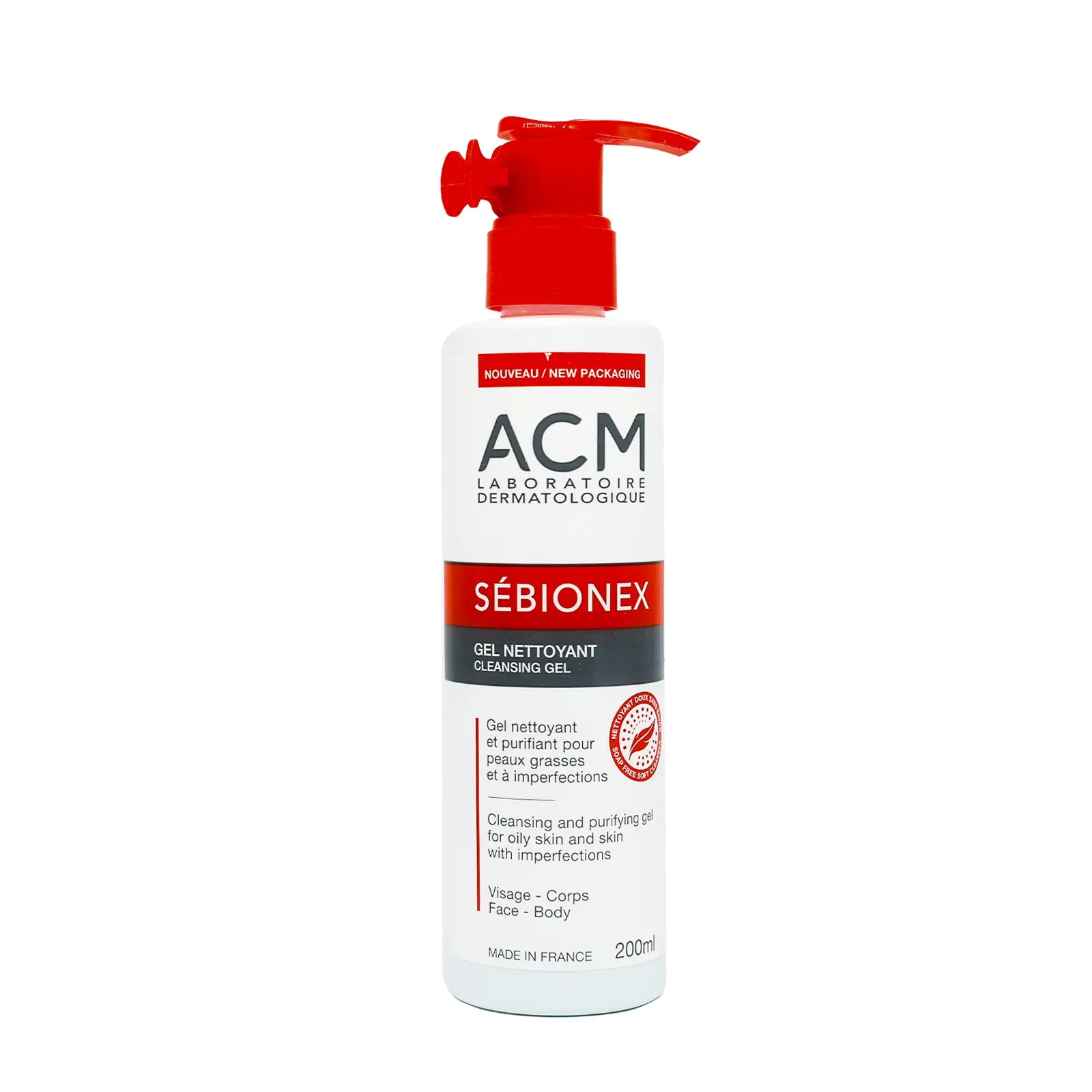 ACM Sebionex Cleansing Gel Face & Body 200 ml for oily skin – Alsultan ...