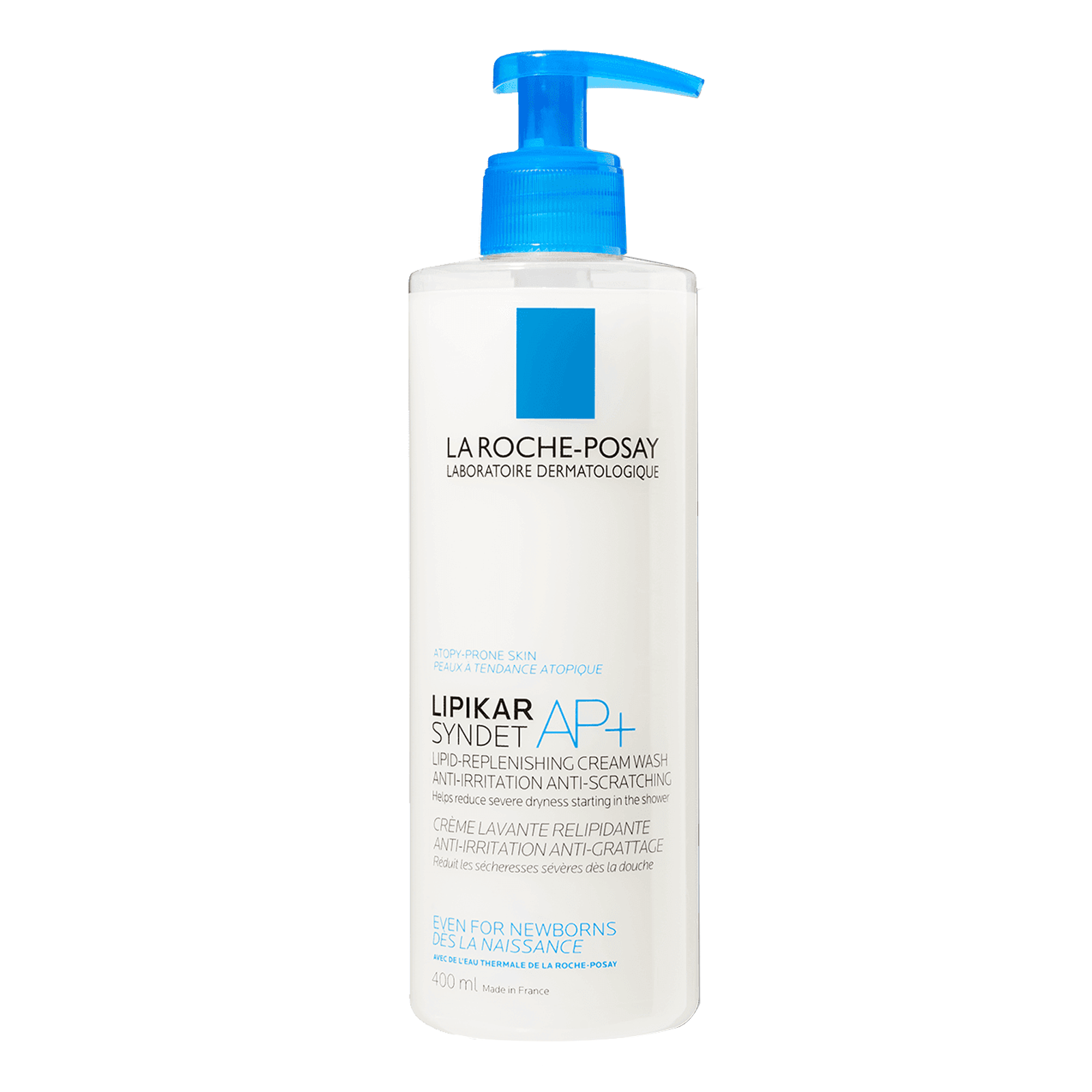 LA Roche Posay Lipikar Syndet AP+ Cream Wash with Pump 400 ml ...