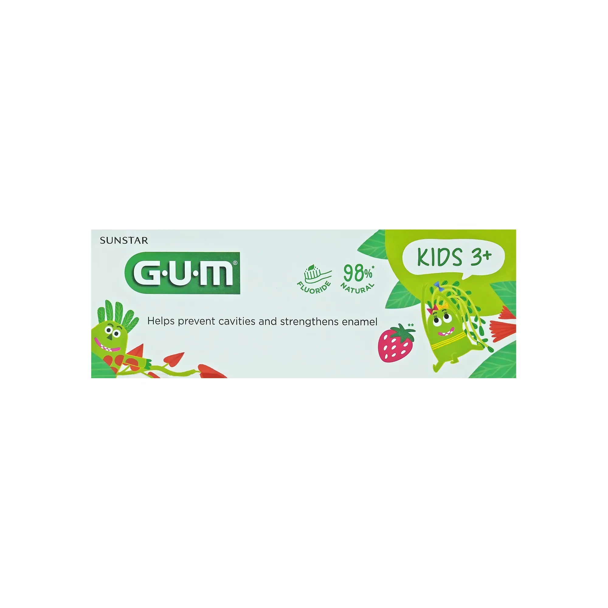 Butler Gum Kids +3 Years Toothpaste with Strawberry Flavour 50 ml ...