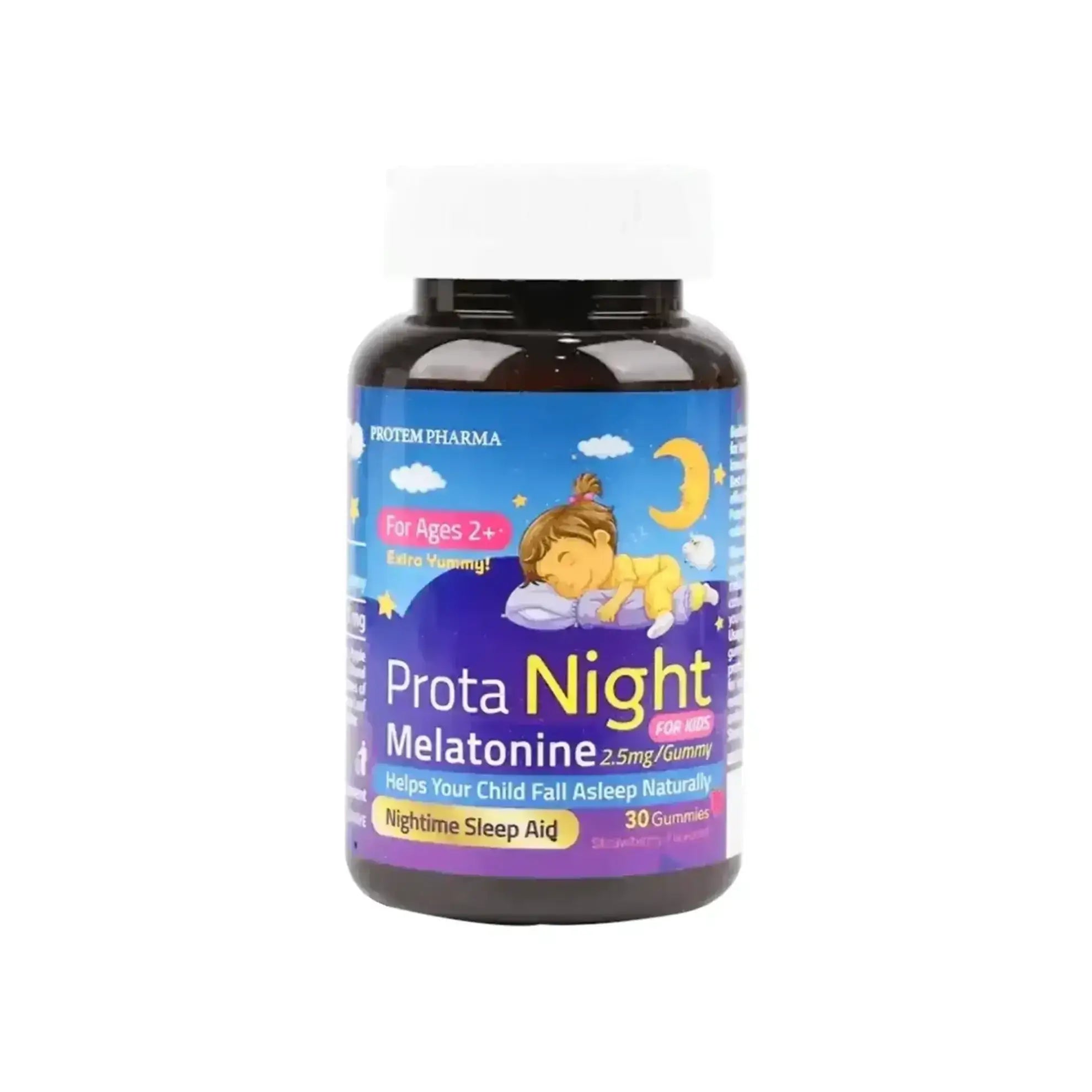 Protem Pharma Prota Night For Kids Melatonin 2.5mg 30Gummies – Alsultan ...