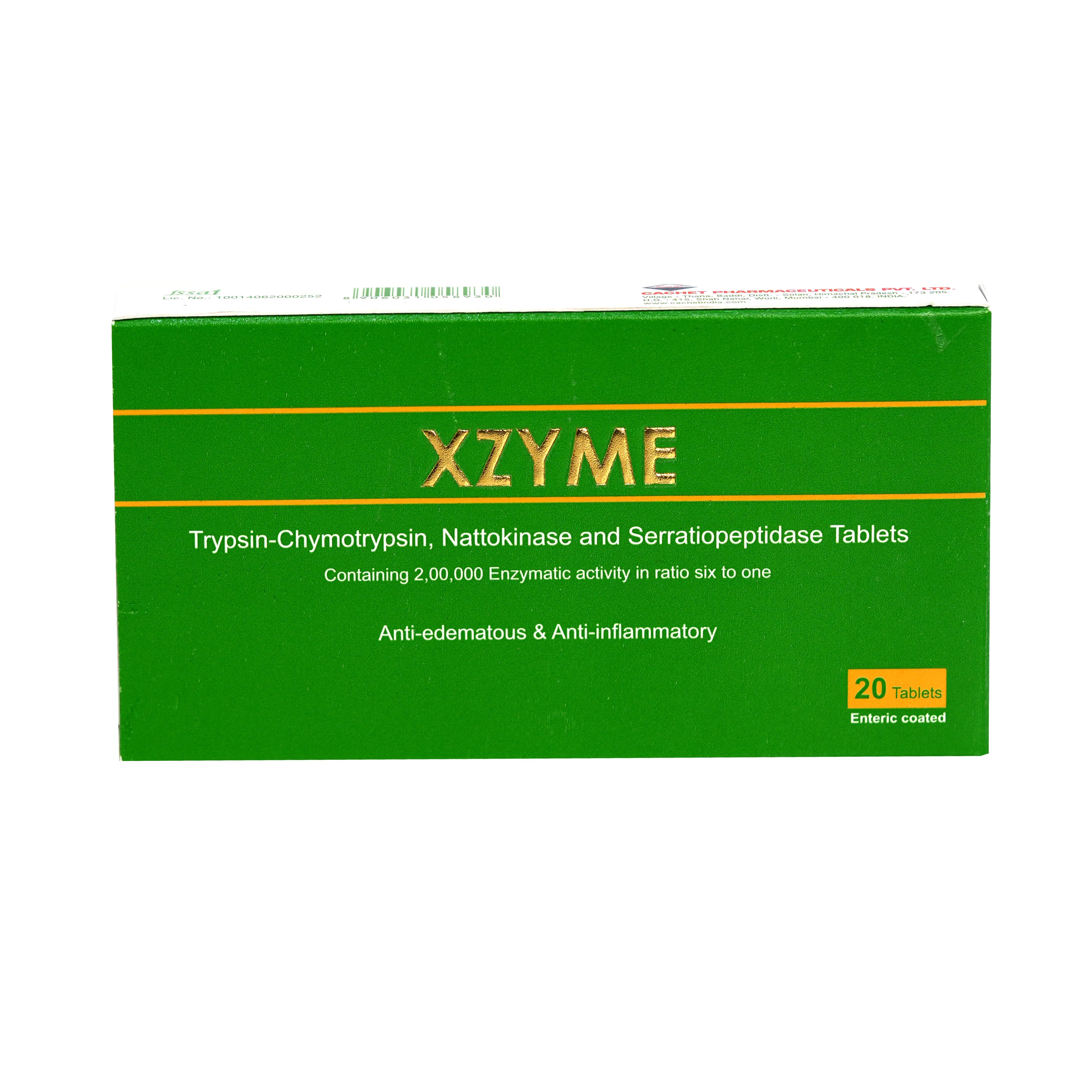 Xzyme 20 Tablets – Alsultan Pharmacy